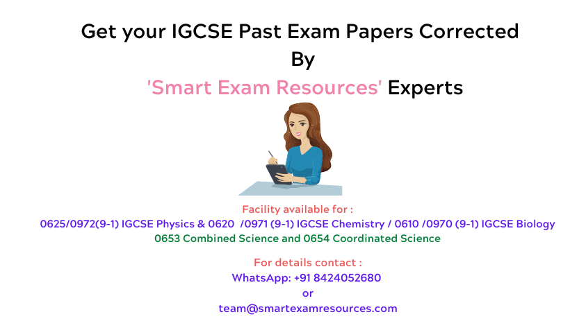 IGCSE Past Paper Corrections | Smart Exam Resources